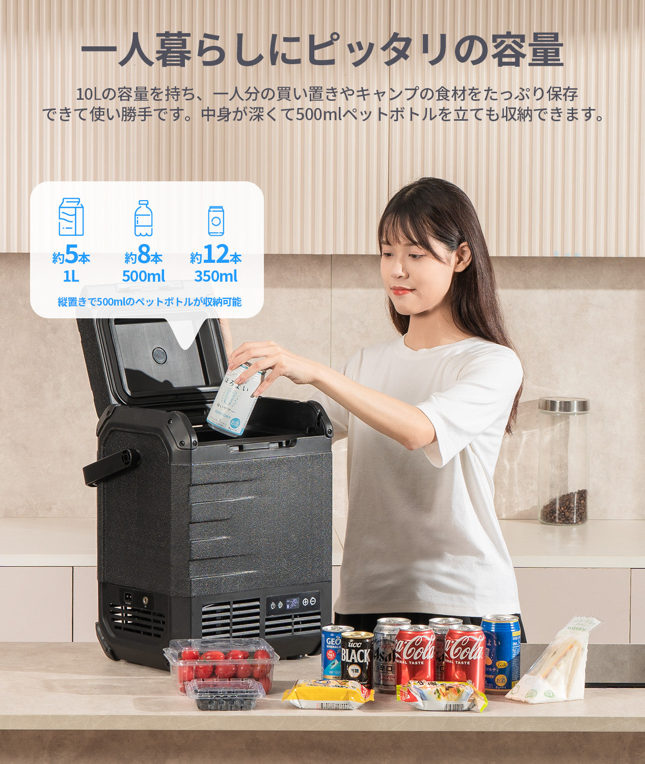 車載冷蔵庫D10｜10L – EENOUR