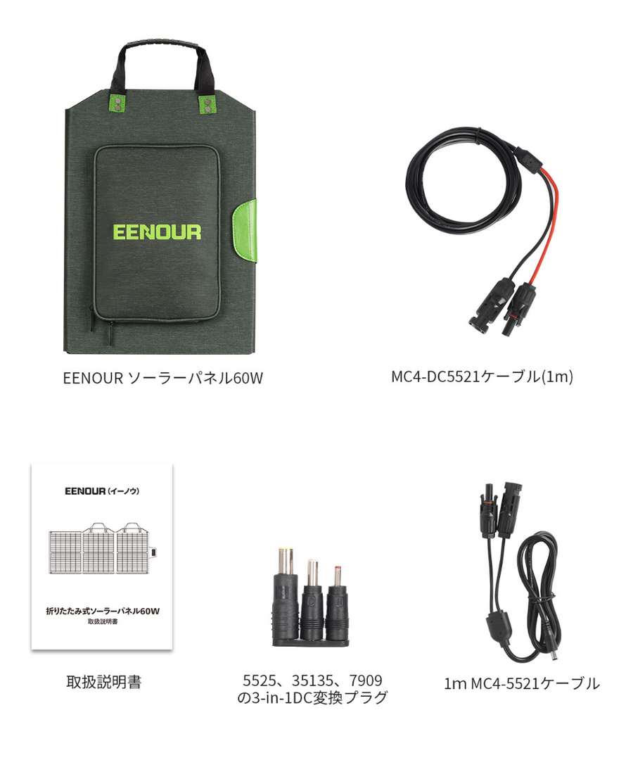 EENOURソーラーパネルUT-60W